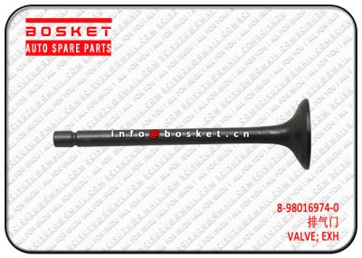China 4JJ1 4JK1 NKR NPR Isuzu Engine Parts 8980169740 8-98016974-0 Exhaust Valve for sale