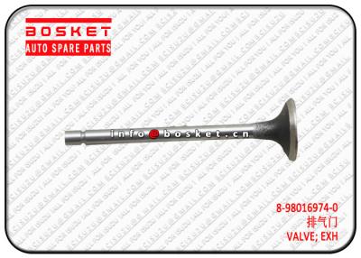 China Isuzu Engine Exhaust Valve FUJI 4JJ1 4JK1 NKR NPR 8980169740 8-98016974-0 for sale