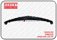 China ISUZU 600P Front Leaf Spring Assembly 2902010850 2902010-850 Heavy Duty Suspension for sale