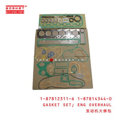 China 1-87812311-6 1-87814344-0 1878123116 1878143440 Engine Overhaul Gasket Set For ISUZU XE 6BG1 for sale