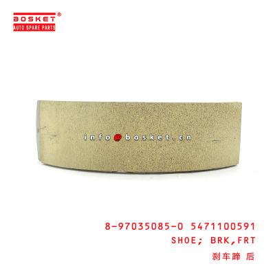 China 5-47110059-1 8970350850 5471100591 Front Brake Shoe For ISUZU NKR55 4JB1 for sale
