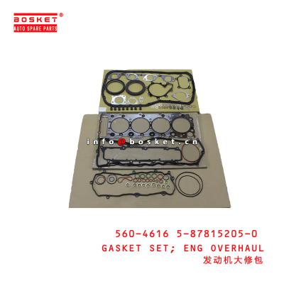 China 560-4616 5-87815205-0 Engine Overhaul Gasket Set 5604616 5878152050 For ISUZU NPR 4HE1 for sale