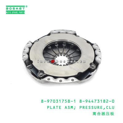 China 8-97031758-1 8-94473182-0 Clutch Pressure Plate Assembly 8970317581 8944731820 For ISUZU NPR58 4BE1 for sale