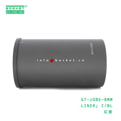 China GT-J08E-8MM HINO Truck Parts J08E Cylinder Block Liner for sale