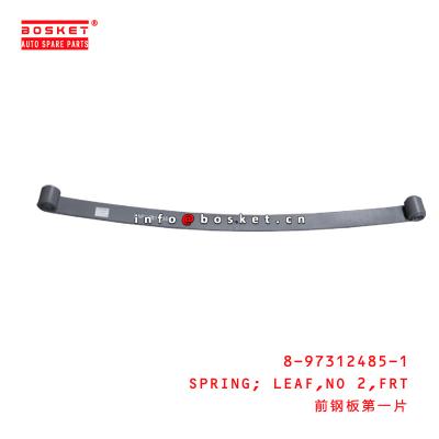 China ISUZU NQR 8-97312485-1 Truck Chassis Parts Rear Main Leaf Spring 8973124851 for sale