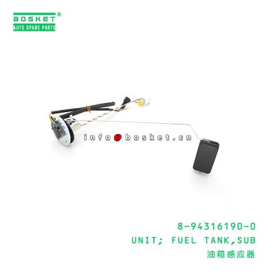 China 8-94316190-0 Subsidiary Fuel Tank Unit 8943161900 for ISUZU NKR77 4JH1 for sale