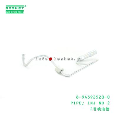 China Isuzu Engine Parts Injection Pipe 8943925200 For ISUZU FRR FSR FTR for sale