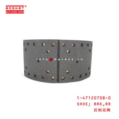 1-47120708-0 zapato 1471207080 del freno trasero para ISUZU CXZ81 10PE1
