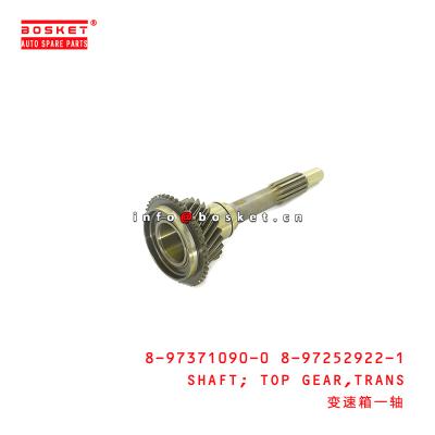 China 8-97371090-0 8-97252922-1 Transmission Top Gear Shaft 8973710900 8972529221 for ISUZU MZZ6U MZZ6F for sale