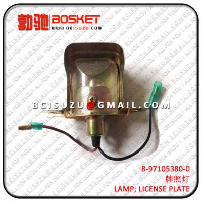 China ISUZU NKRNQR LICENSE PLATE LAMP 8971053800 8-97105380-0 for sale