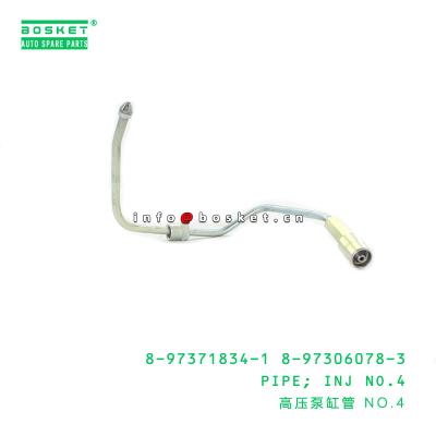 China 8-97371834-1 8-97306078-3 Injection Pipe 8973718341 8973060783 for ISUZU NPR 4HK1 for sale