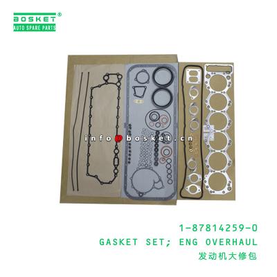China 1-87814259-0 Engine Overhaul Gasket Set 1878142590 Suitable for ISUZU FVR 6HE1 for sale