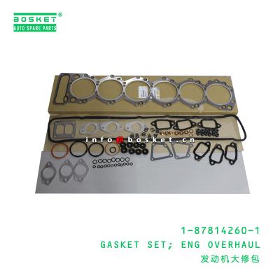 China 1-87814260-1 Engine Overhaul Gasket Set 1878142601 Suitable for ISUZU FVR for sale