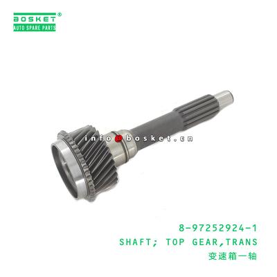 China 8-97252924-1 Transmission Top Gear Shaft 8972529241 Suitable for ISUZU MYY5T 4JH1 for sale