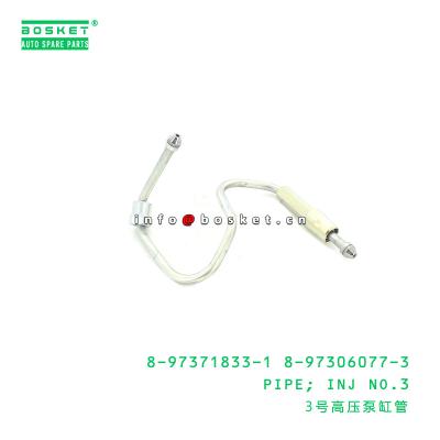 China 8-97371833-1 8-97306077-3 Injection No.3 Pipe 8973718331 8973060773 For ISUZU NPR 4HK1 for sale