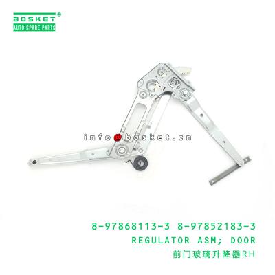 China 8-97868113-3 8-97852183-3 Door Regulator Assembly 8978681133 8978521833 For ISUZU NKR77 4JH1 for sale