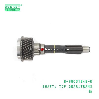 China 8-98031848-0 Transmission Top Gear Shaft 8980318480 For ISUZU NMR for sale