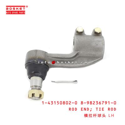 China 1-43150802-0 8-98236791-0 Tie Rod Rod End 1431508020 8982367910 Suitable for ISUZU CXZ81K 10PE1 for sale