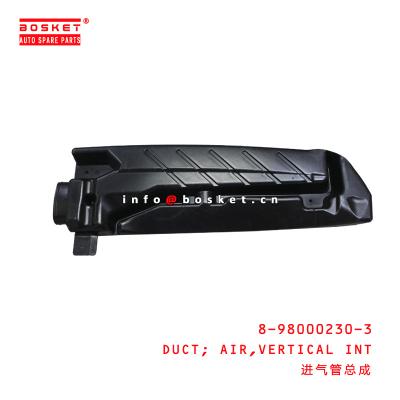 China 8-98000230-3 Isuzu Engine Parts Vertical Int Air Duct 8980002303 For ISUZU NPR75 NQR75 700P for sale