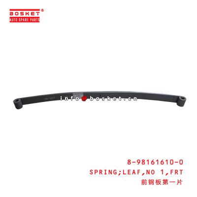 China 8-98161610-0 Truck Chassis Parts Front No.1 Leaf Spring 8981616100 For ISUZU CYZ 6WG1 for sale