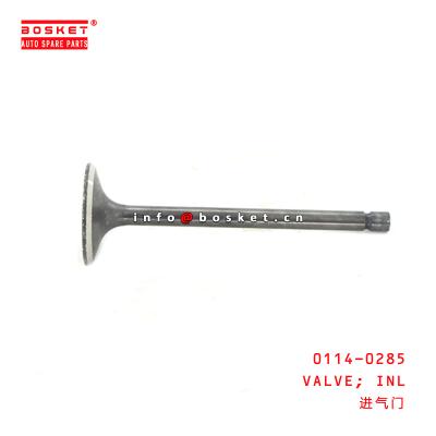 China 4JB1 Isuzu Engine Parts 0114-0285 Inlet Valve for sale
