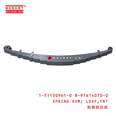 China 1-51130961-0 8-97614070-0 Front Leaf Spring Assembly 1511309610 8976140700 For ISUZU CYZ for sale