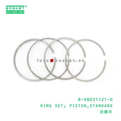 China 8-98031121-0 Standard Piston Ring Set 8980311210 Suitable for ISUZU NPR 4HE1 for sale