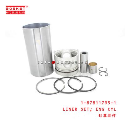 China 1-87811795-1 Engine Cylinder Liner Set 1878117951 For ISUZU XE 6BG1T for sale