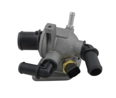 China Replace/Repair Your FIAT with 55211694 4 Pin Aluminium Thermostat Housing Thermostat and Sensor for sale