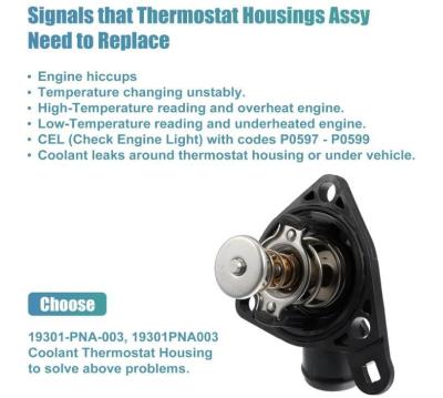 Cina Assemblaggio del termostato del carburante del motore per Honda CR-V 2002-2006 33949 902-5131 TI24178 in vendita