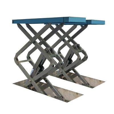 China Pneumatic Unlocking Car Lift  Automotive Scissor Lift 2180mm For Various Vehicles for sale
