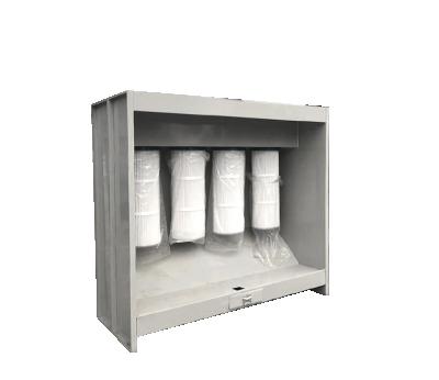 China Eco Friendly Powder Coating Booth 3KW CE  Powder Recovery System for sale