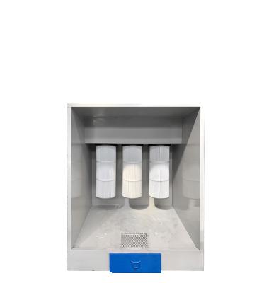 China 2.2KW Powder Coating Booth Recycling 1900m3/H  Powder Coating Filter System for sale