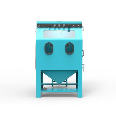 China Eco Friendly Wheel Sandblasting Machine Dust Free Portable Sandblaster Low Noise for sale
