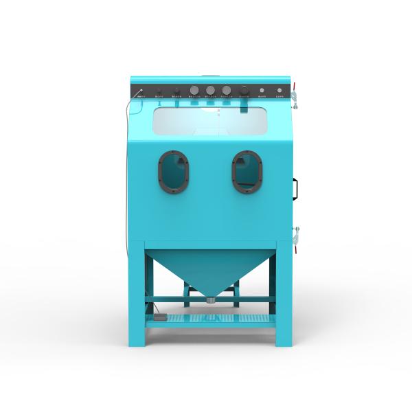 Quality Eco Friendly Wheel Sandblasting Machine Dust Free Portable Sandblaster Low Noise for sale
