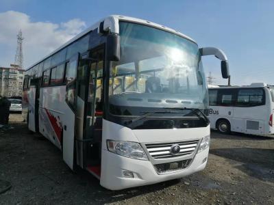 中国 2つのドアのYutongの前部エンジンのバスによって残されるステアリング コーチ モデルZk6112d 53seats 販売のため