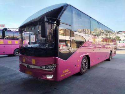 China 2017 Jaar 46 Seater gebruikte Yutong-bus ZK6128-dieselmotor in goede staat Te koop