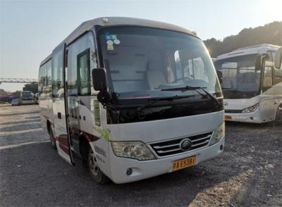 China 6 de zetels gebruikten Yutong-Dieselmotor 3100mm van Busbus second hand ZK5060xzs1 Te koop