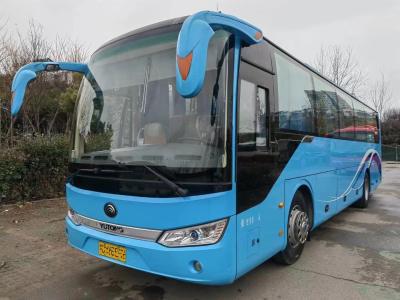 China Gebruikte Motor Twee van Busbus double glass Yutong Zk6115 60seats Yuchai Deuren met Luchtvoorwaarde Te koop