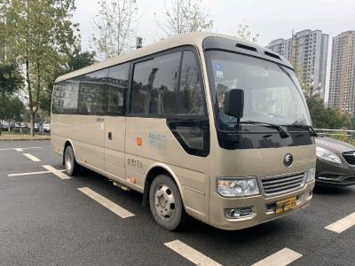 China Diesel Engine Bus Yutong T7 17seats Automatic Transmission Petrol 2018 Second Hand 17 Seater for sale