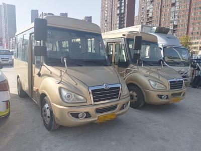 China De gebruikte Kleine Bus Front Engine 14seats gebruikte Dongfeng-Buseq6550 EURO V Airconditioner Te koop