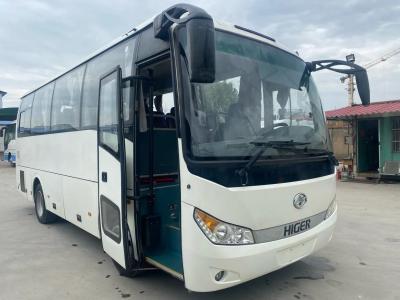 China Used Passenger Bus 30 Seats Sealing Window Yuchai Engine 2+2 Seats Layout AC Used Higer KLQ6755 for sale