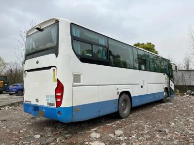 China Used Luxury Coaches 51 Seats Wechai Engine 270hp Double Doors Manual Transmission 2nd Hand Young Tong ZK6119 for sale