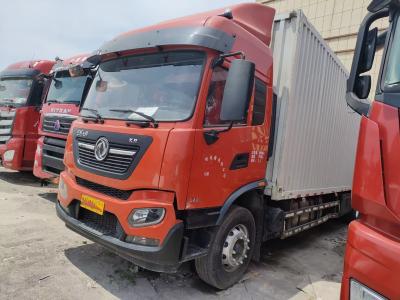China Used Cargo Trucks Cummins Engine 245 Hp Fast Gearbox 10 Meters Long High Roof Cabin Dongfeng Van Truck for sale