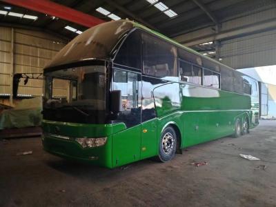 China Dubbeldeff gebruikte Yutong bussen ZK6147 Youngtong Weichai motor 61 zitplaatsen airbag Te koop