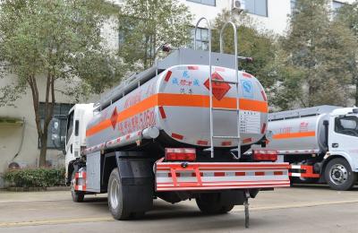 China Small 5 Cubic Used Oil Tanker 4*2 Jiefang Fuel Tanker Truck Double Rear Tires for sale