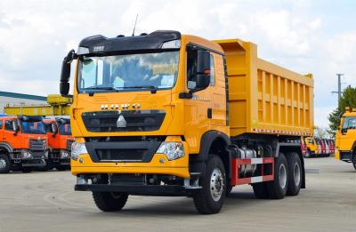Usado 10 pneus caminhão de desvio 6,3 metros caixa 400hp Howo TX7 levantamento frontal manual de 12 velocidades