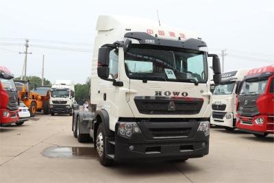 China HOWO Single Row Semi TX Heavy Truck 440HP 6X4 12gears Tractor LNG a doppia trazione Nazionale VI for sale