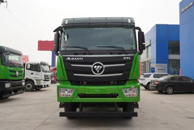 China Foton Auman GTL Dump Truck 490HP 8X4 AMT 12-Speed Automatic 6.8m Rear Dump 360-Degree Imaging for sale
