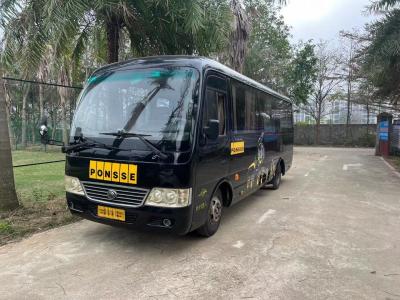 Cina Minibus usato in vendita Yutong ZK6708D Motore anteriore Diesel Coaster Bus 19 posti 2 + 1 posti Disponibilità in vendita